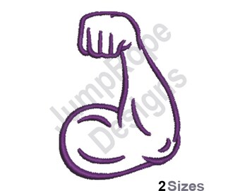 Muscle Man Machine Embroidery Design - Etsy
