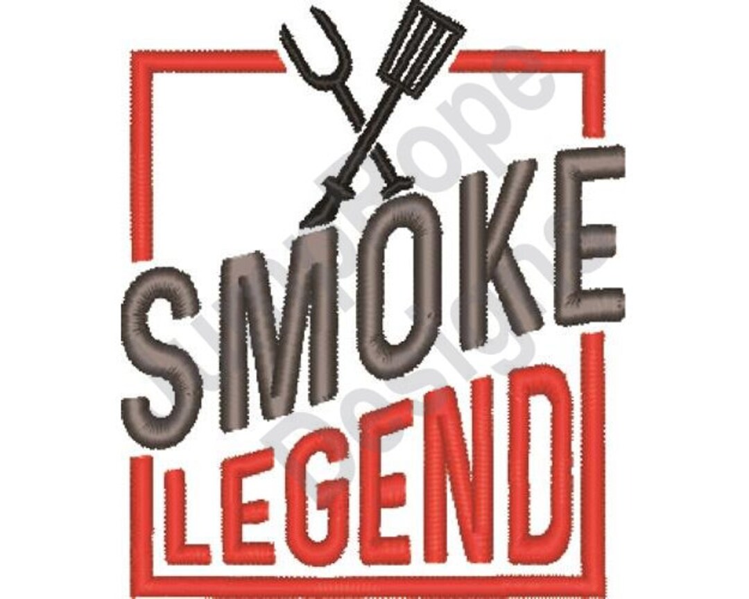 Smoke Legend - Machine Embroidery Design - Etsy