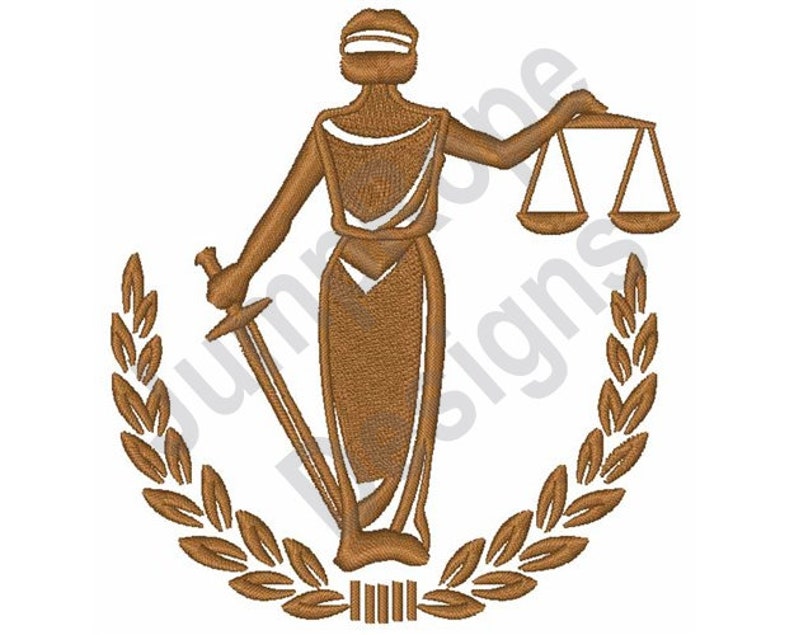 Justice - Machine Embroidery Design - Etsy