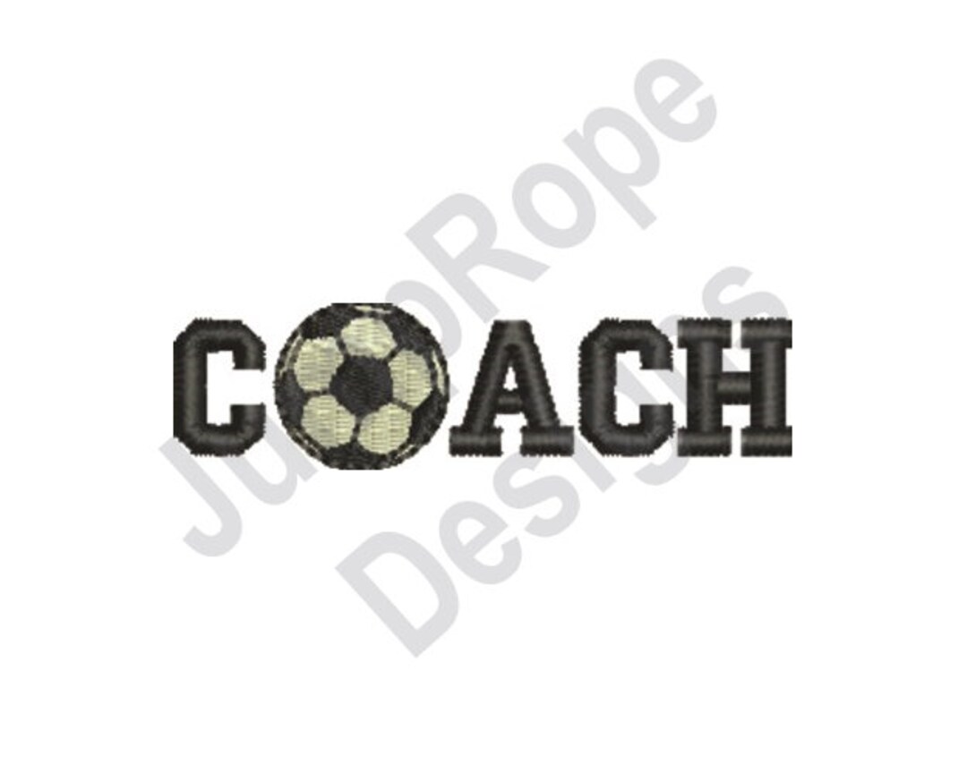 Soccer Coach - Machine Embroidery Design - Etsy