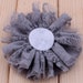 Frayed Mesh Lace Flowers With Pearl for Hair Accessories Shabby ...