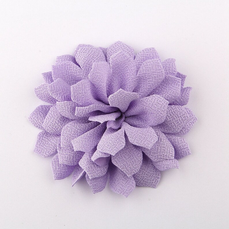 10.5CM 4.2" Fashion Big Petal High Quality Fabric Flowers Boutique for ...