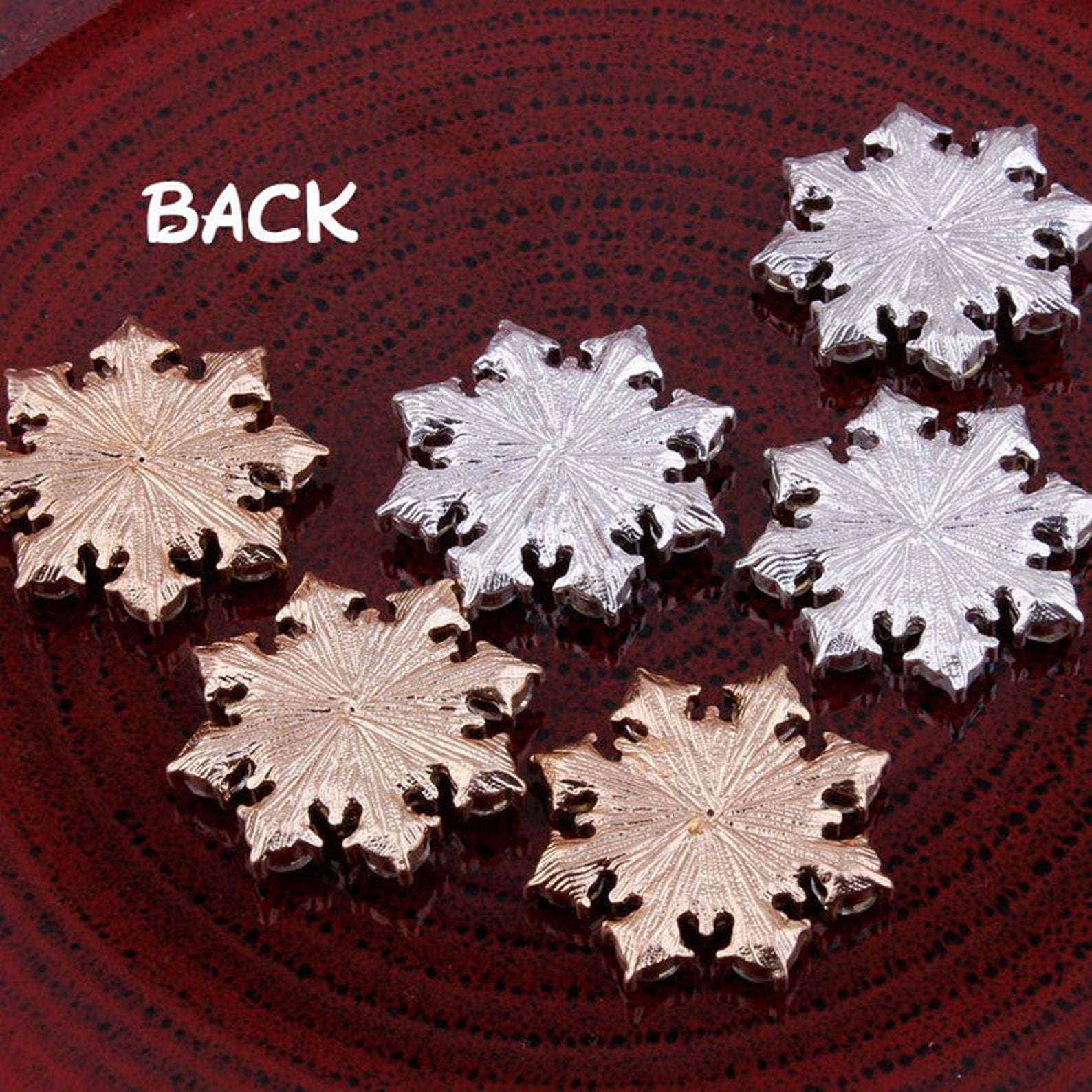 25MM Clear Alloy Crystal Flatback Buttons for Baby Girls Hair - Etsy