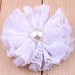 Frayed Mesh Lace Flowers With Pearl for Hair Accessories Shabby ...