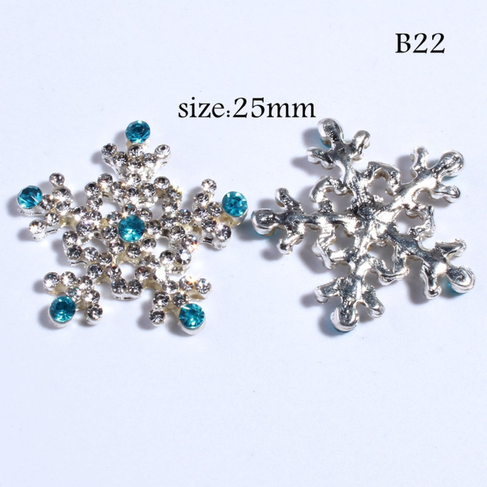 Bling Fashion Metal Alloy Rhinestone Buttons for Flower - Etsy