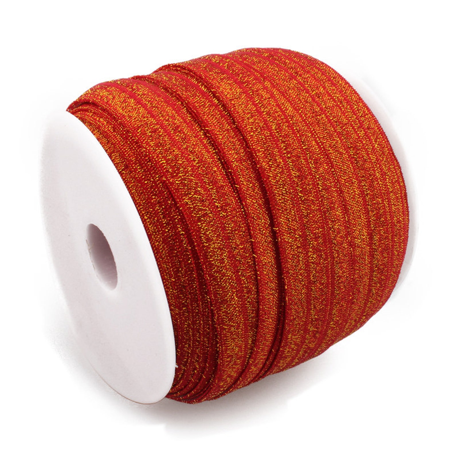 5/8 Elastic Glitter Velvet Ribbon Ornaments Metallic - Etsy