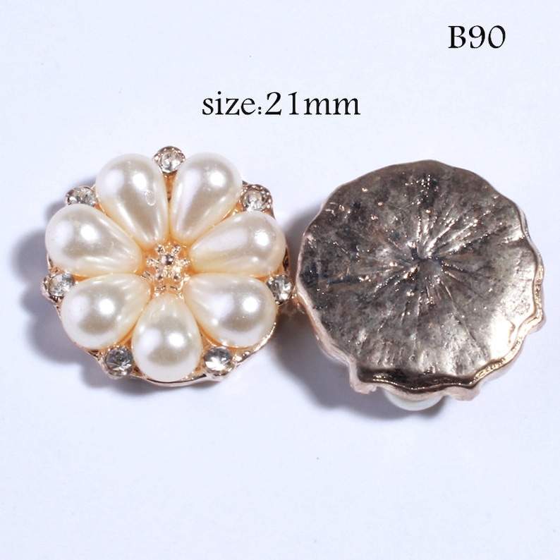 21MM 5colors Newborn Decorative Rhinestone Buttons for Craft - Etsy