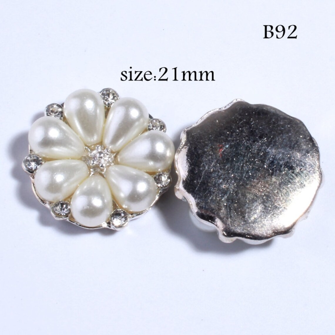 21MM 5colors Newborn Decorative Rhinestone Buttons for Craft | Etsy