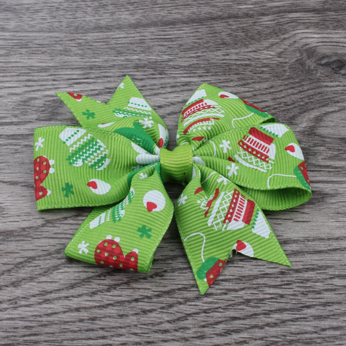 3 Dovetail Grosgrain Floral Ribbon Hair Bows for Clip - Etsy