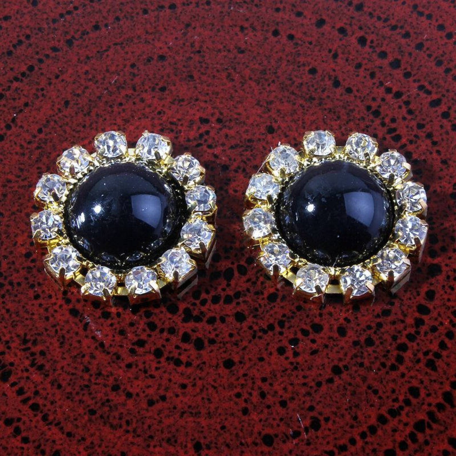 Black Rhinestone Buttons Crystal Buttons Pearl Buttons Alloy | Etsy Black Rhinestone Buttons Crystal Buttons Pearl Buttons Alloy | Etsy