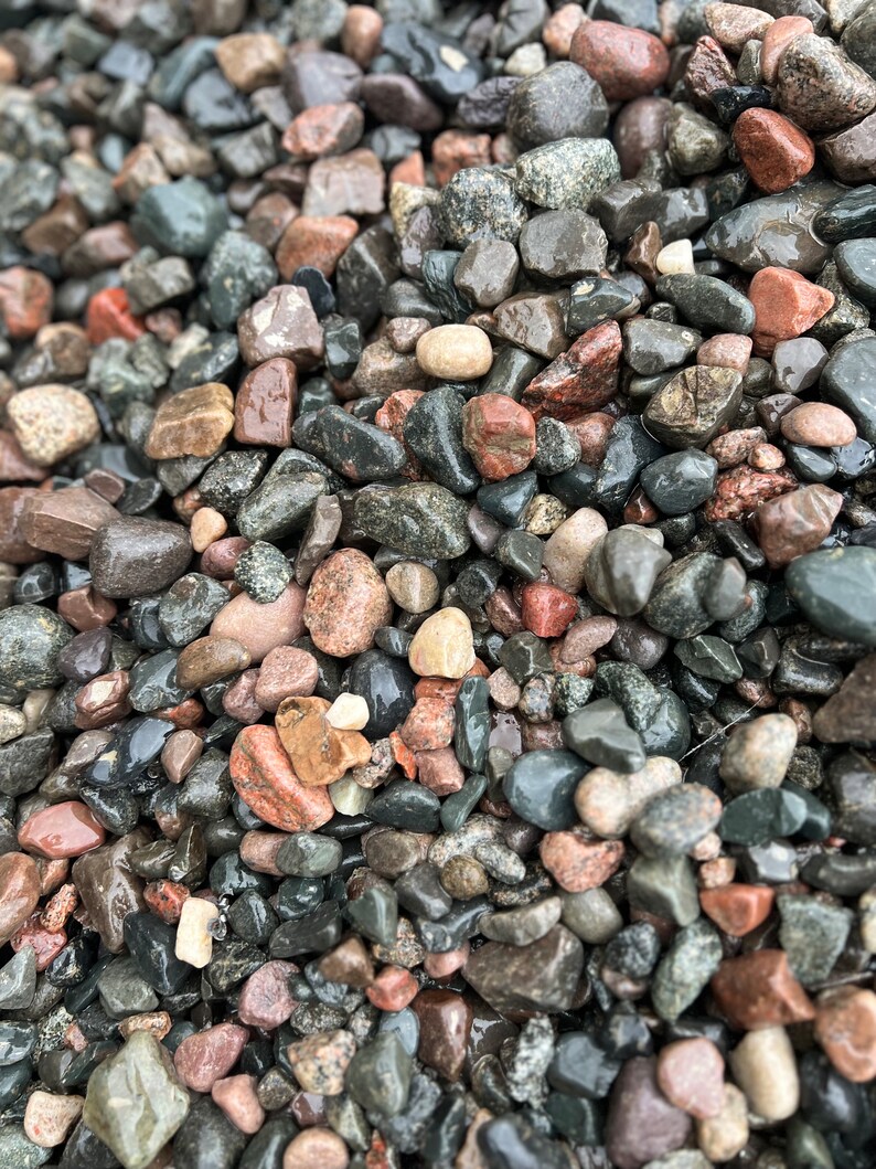 Blue River Round Stone #57 1 Gallon Bag - Etsy