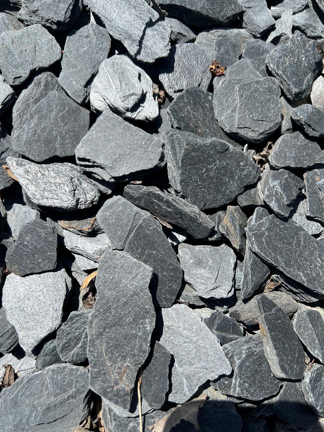Metallic Gray Slate Landscaping Stone - 1 Gallon - Etsy
