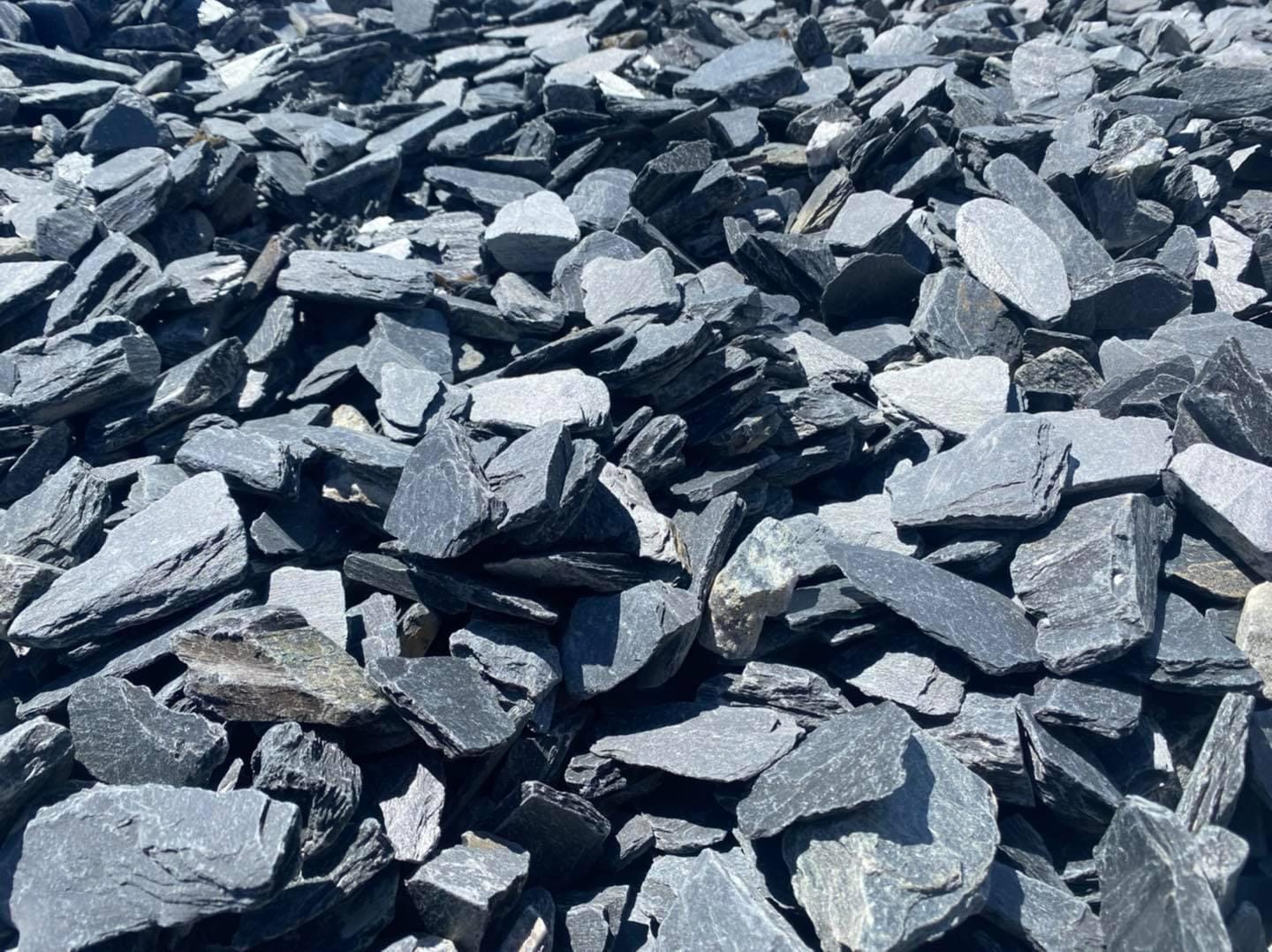 Metallic Gray Slate Landscaping Stone - 1 Gallon - Etsy