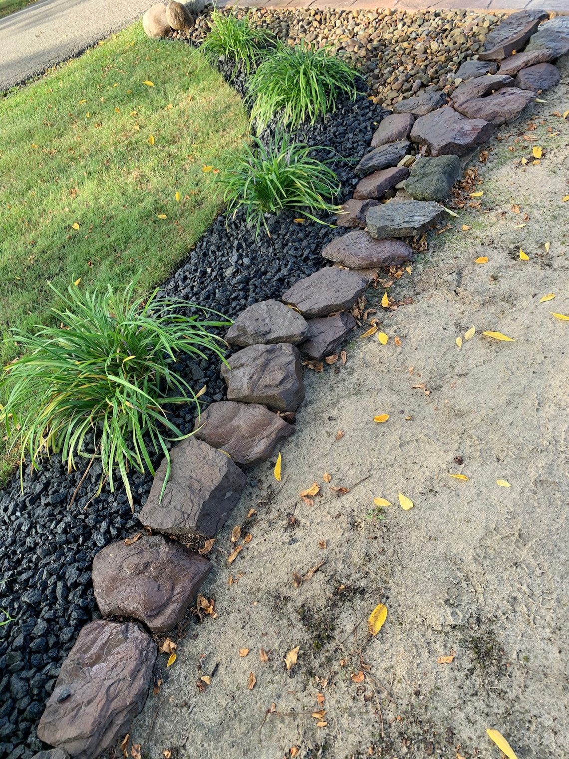Elegant 1 Black Granite Stones for Landscaping & Indoor Gardens 1 ...
