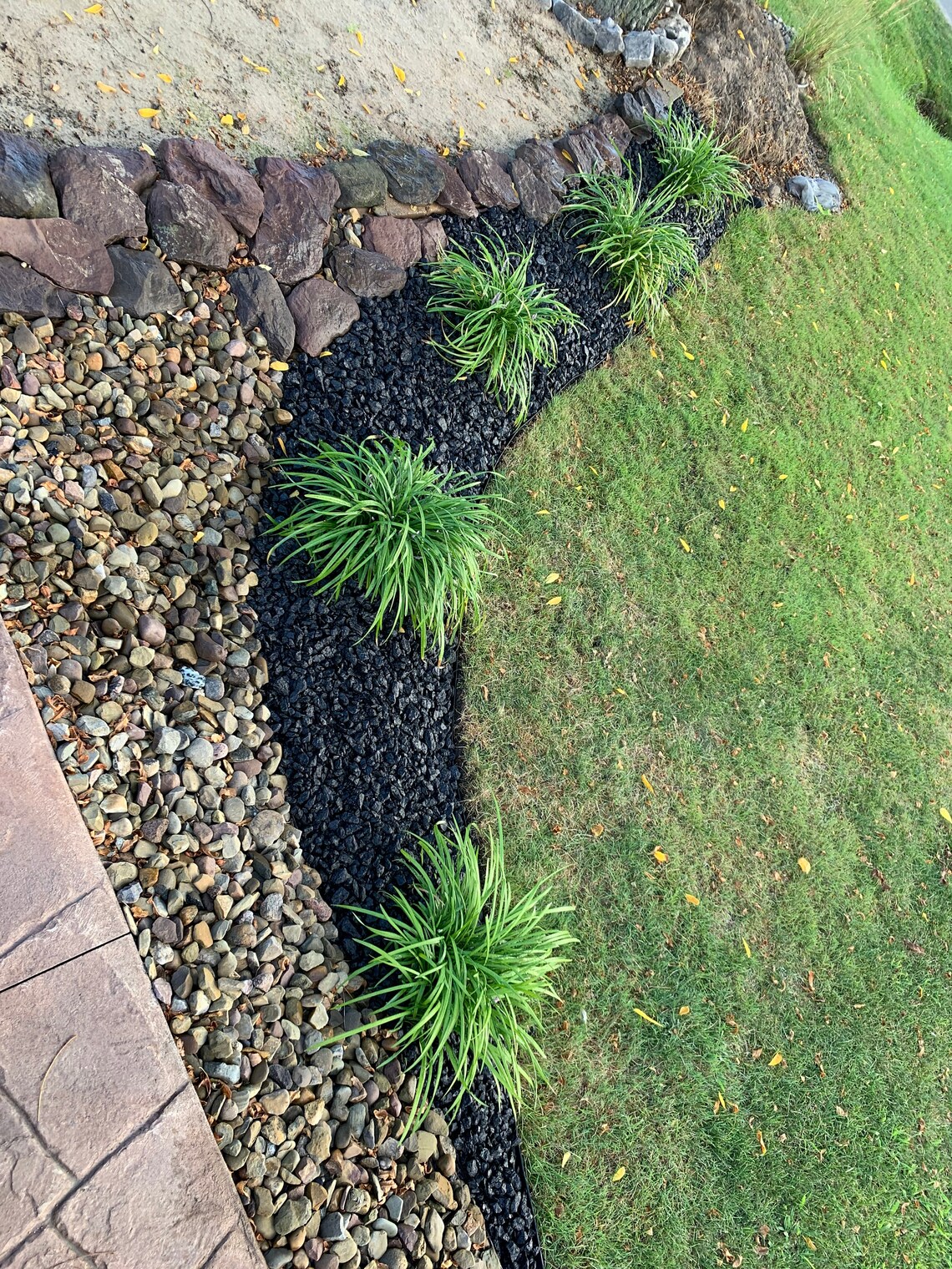 Elegant 1 Black Granite Stones for Landscaping & Indoor Gardens 1 ...