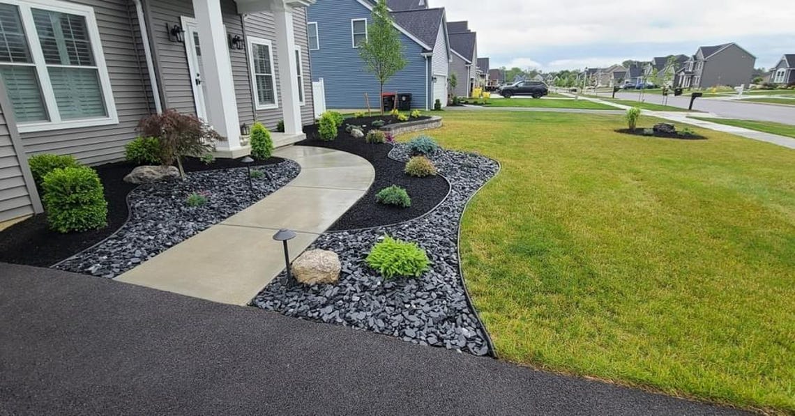 Metallic Gray Slate Landscaping Stone - 1 Gallon - Etsy