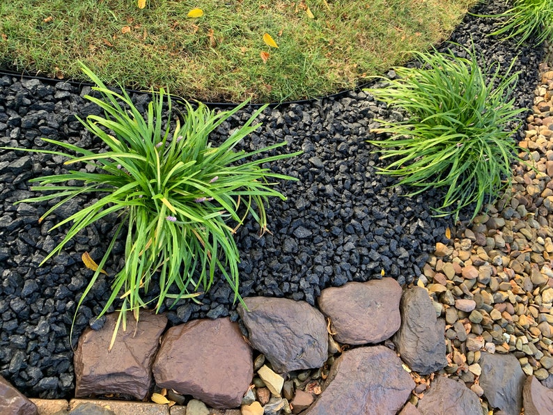 Elegant 1 Black Granite Stones for Landscaping & Indoor Gardens 1 ...