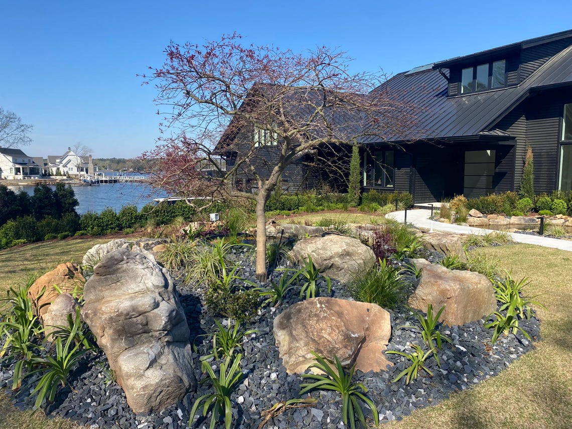 Metallic Gray Slate Landscaping Stone - 1 Gallon - Etsy