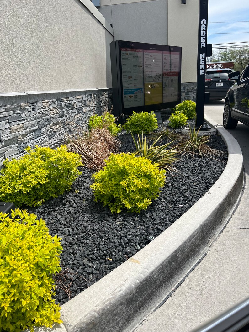 Elegant 1 Black Granite Stones for Landscaping & Indoor Gardens 1 ...