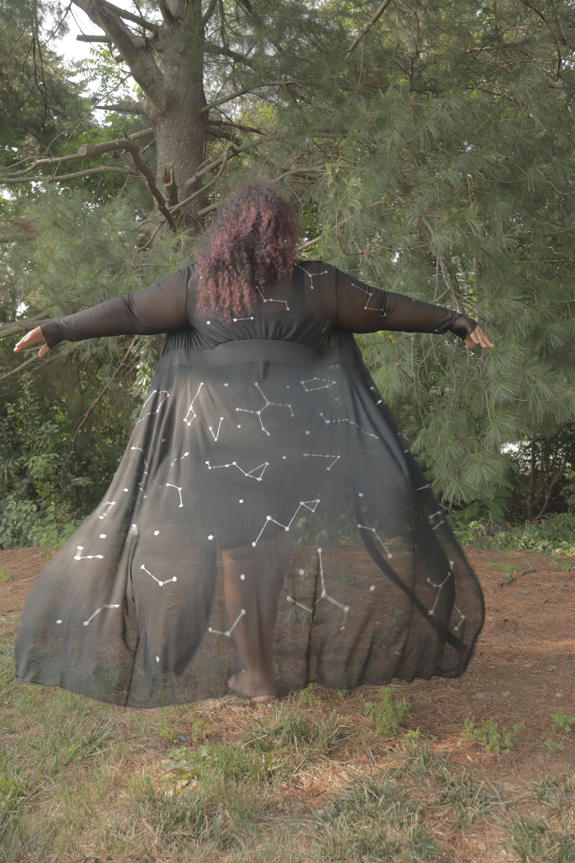 Constellation Robe, Priestess Robe, Witch Robe, Moon, Stars, Zodiac ...