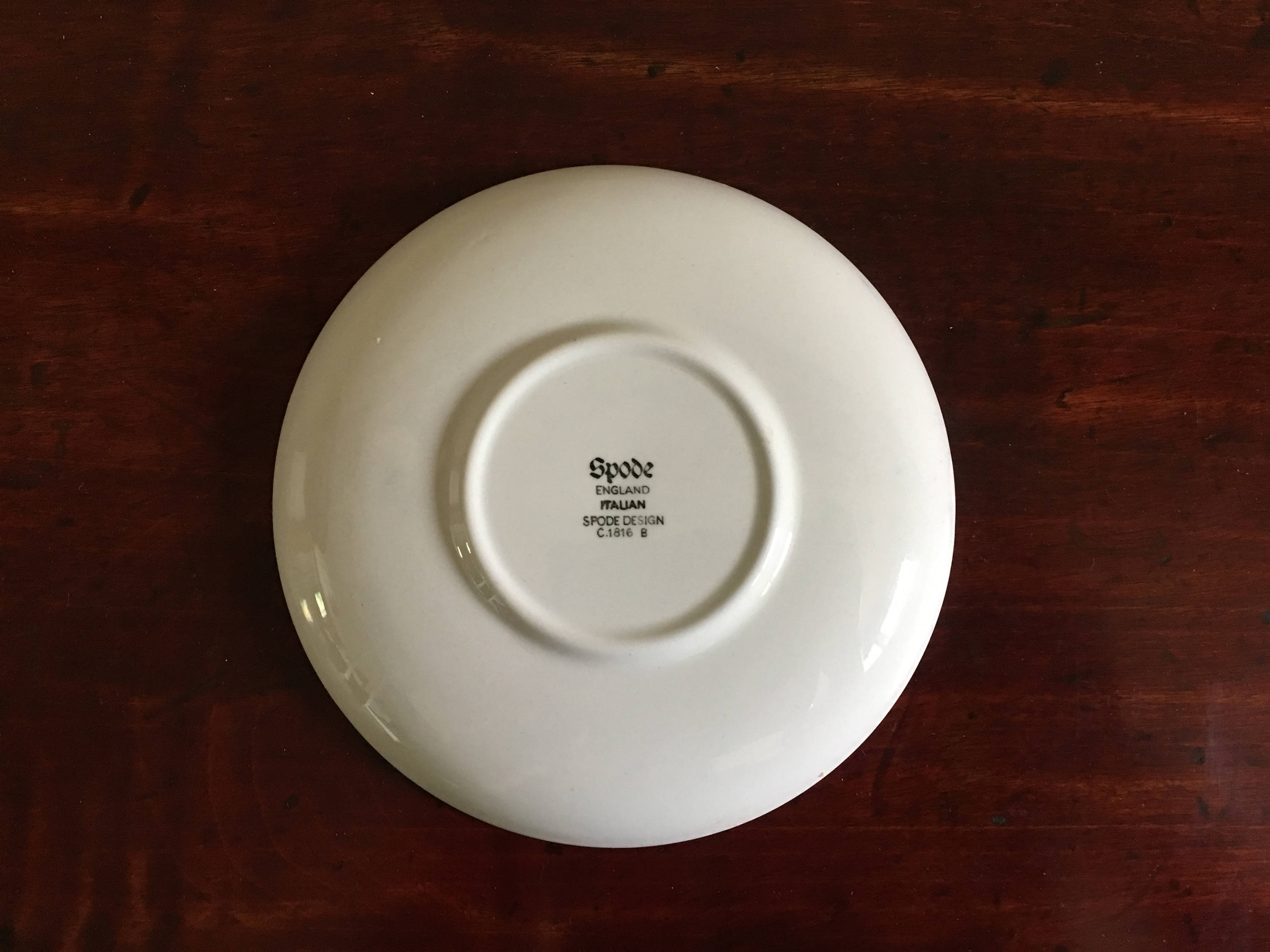 Vintage Spode Italian Tea Saucer C1816 - Etsy