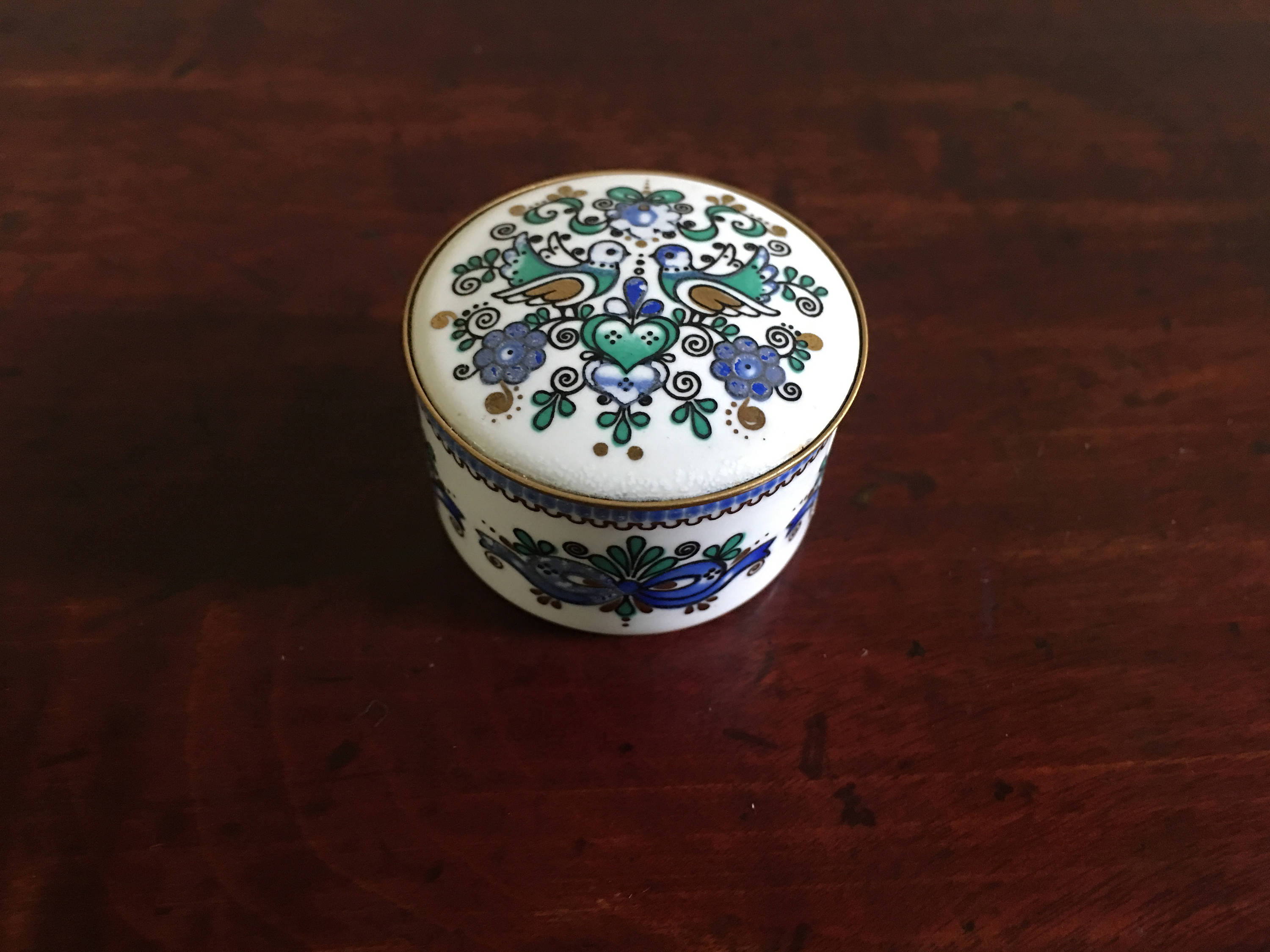 Vintage ARTA Trinket Box Made in Austria - Etsy