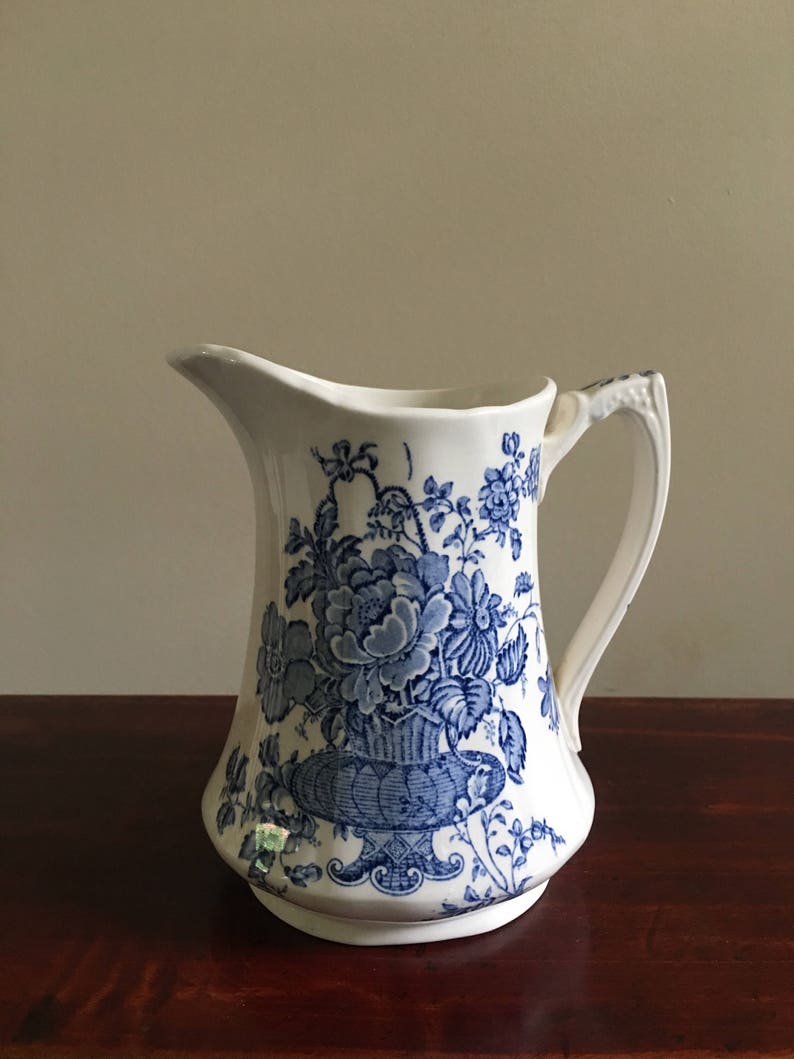 Vintage Charlotte Alfred Meakin Pitcher Staffordshire England - Etsy