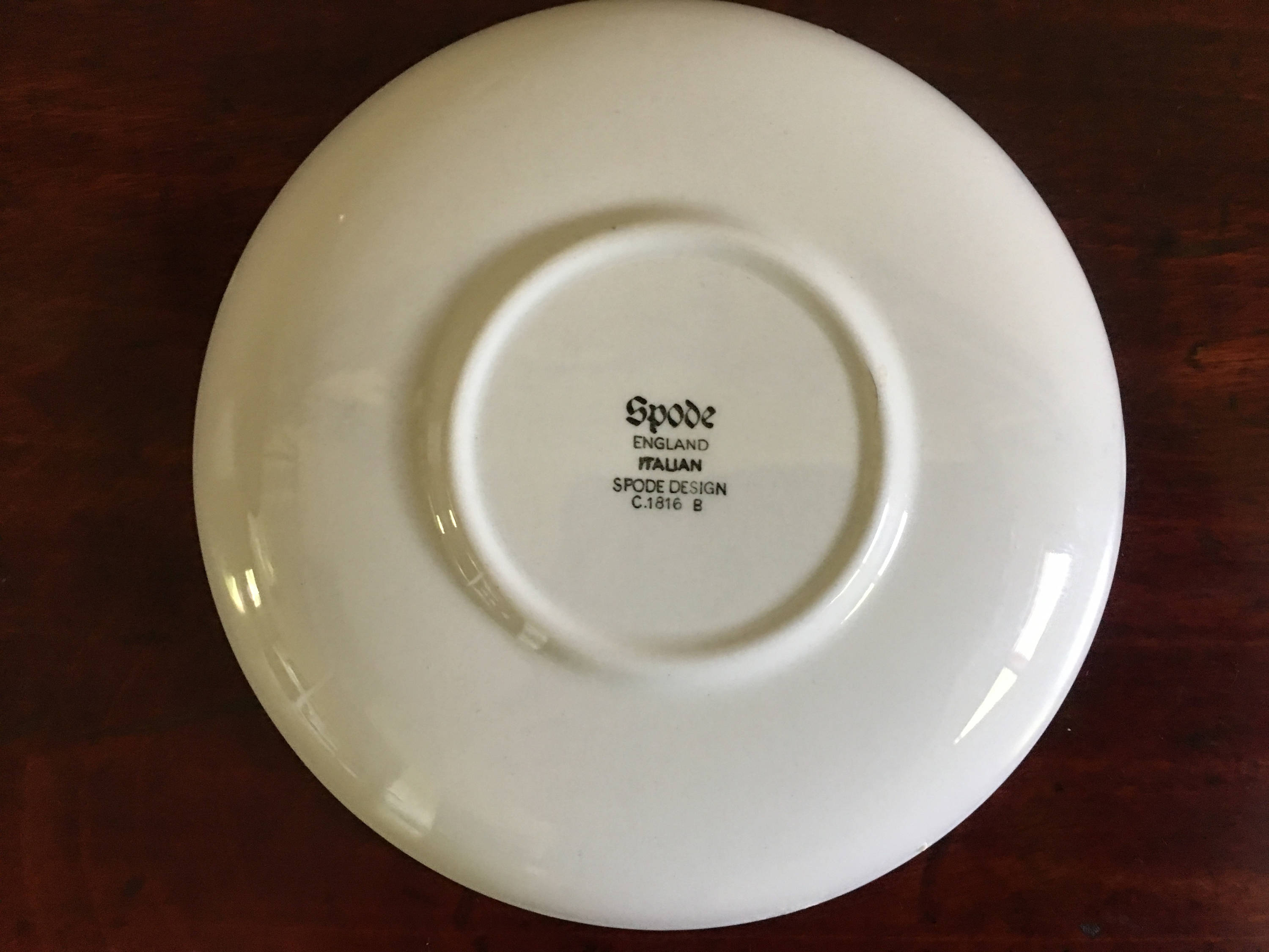 Vintage Spode Italian Tea Saucer C1816 - Etsy
