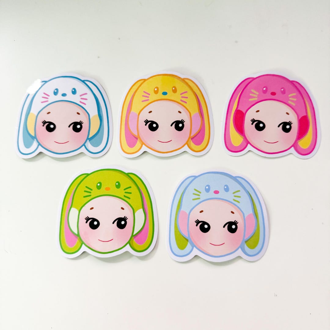 Baby Bunny Stickers - Etsy