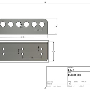 Semi Customizable Button Panel / Button Box for Driving / Flying ...