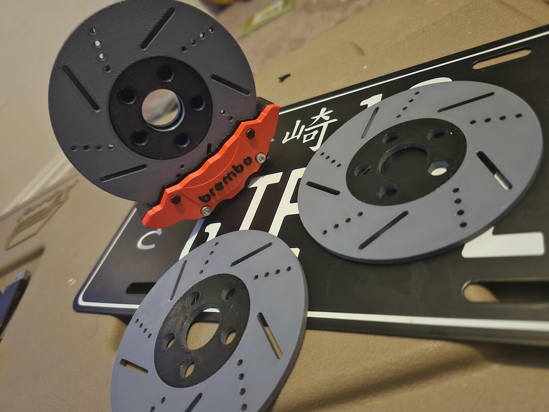 Custom 3D Printed Brembo Big Brake Coasters - Perfect for Car ...
