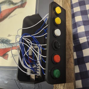 Semi Customizable Button Panel / Button Box for Driving / Flying ...