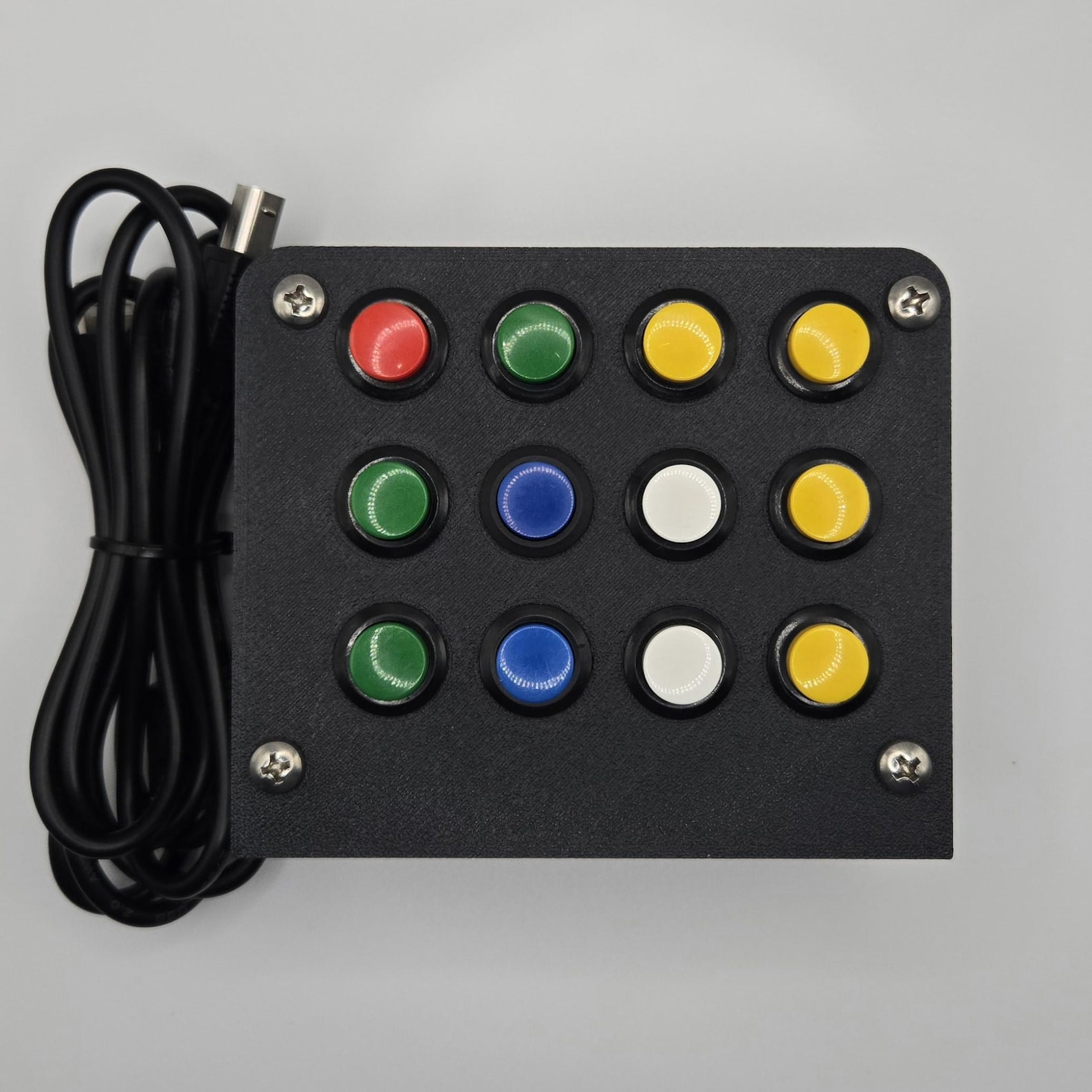 Semi Customizable Button Panel / Button Box for Driving / Flying ...