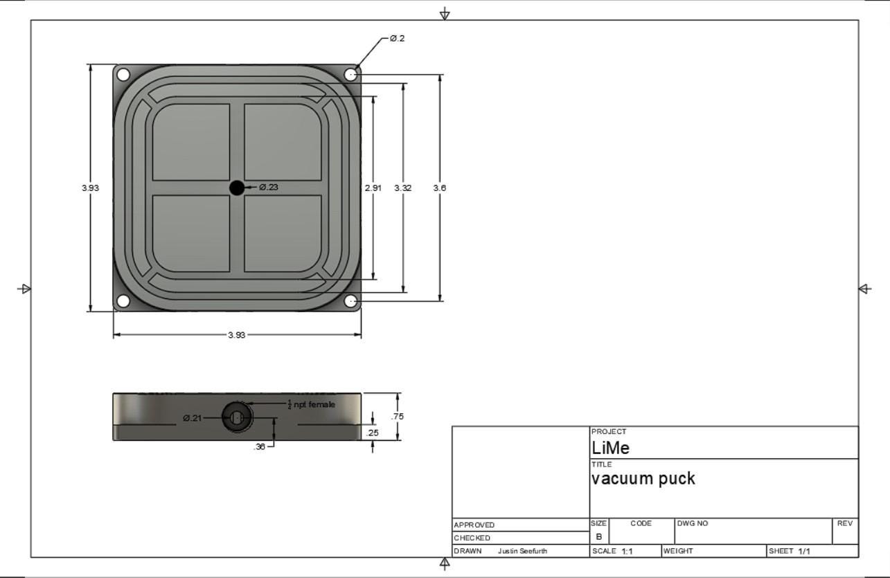 Vacuum Pods / Clamps for CNC Router / Mill 100mmx100mm - Etsy