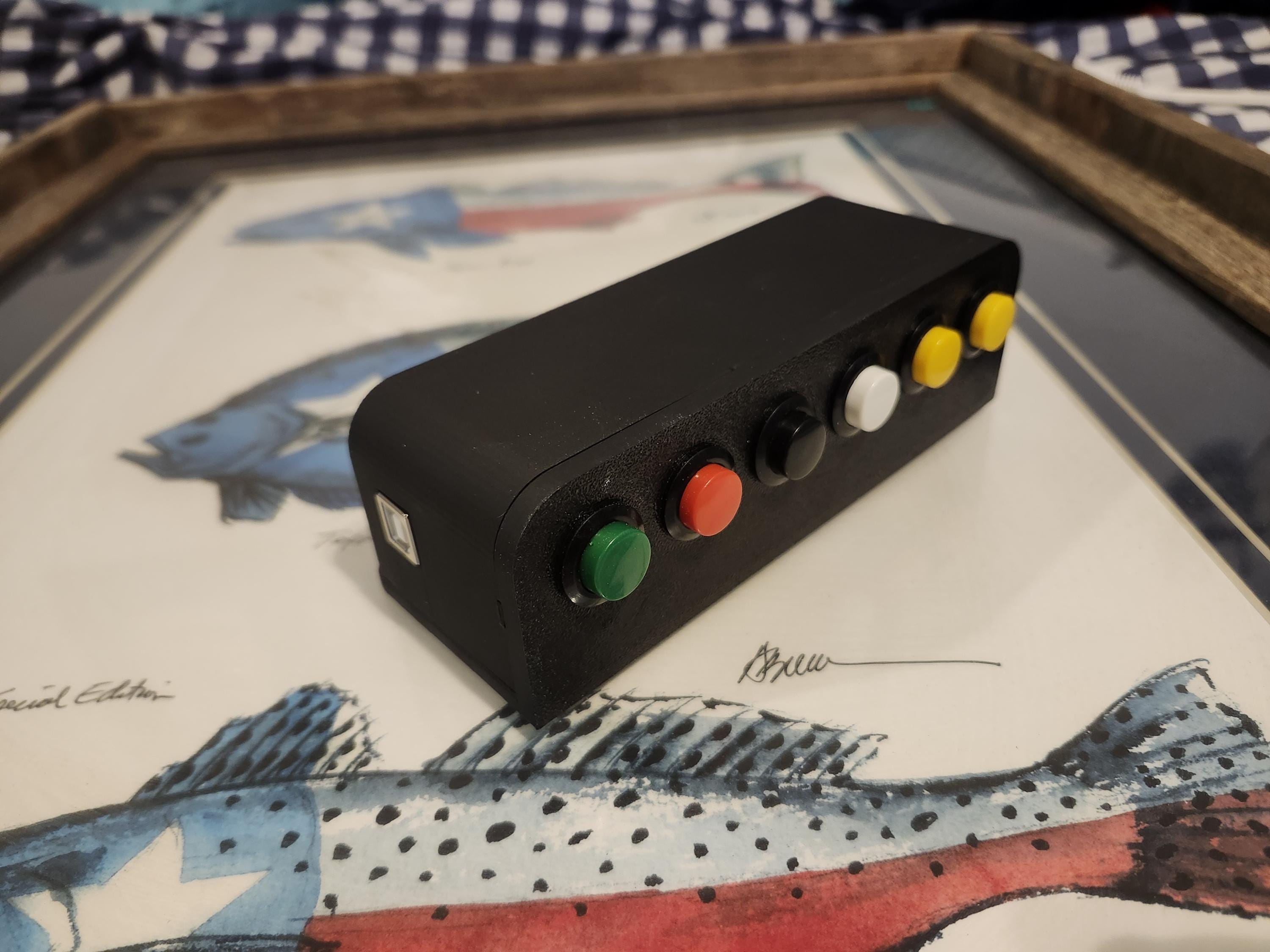 Semi Customizable Button Panel / Button Box for Driving / Flying ...