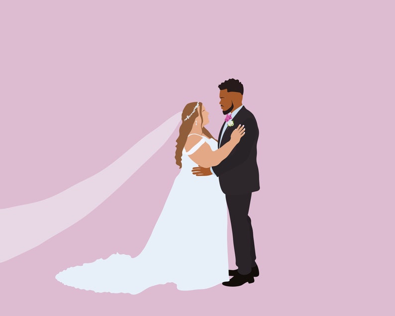 Custom Vector Portrait Custom Vector Art Printable Art - Etsy