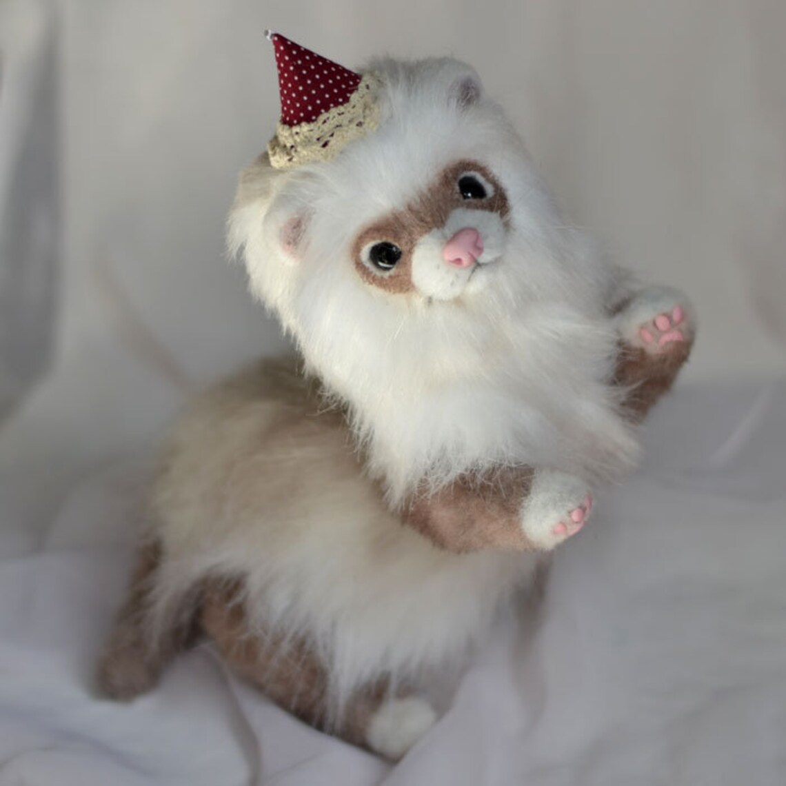 Ferret Fergus. Made to order. Realistic toy. OOAK art doll | Etsy