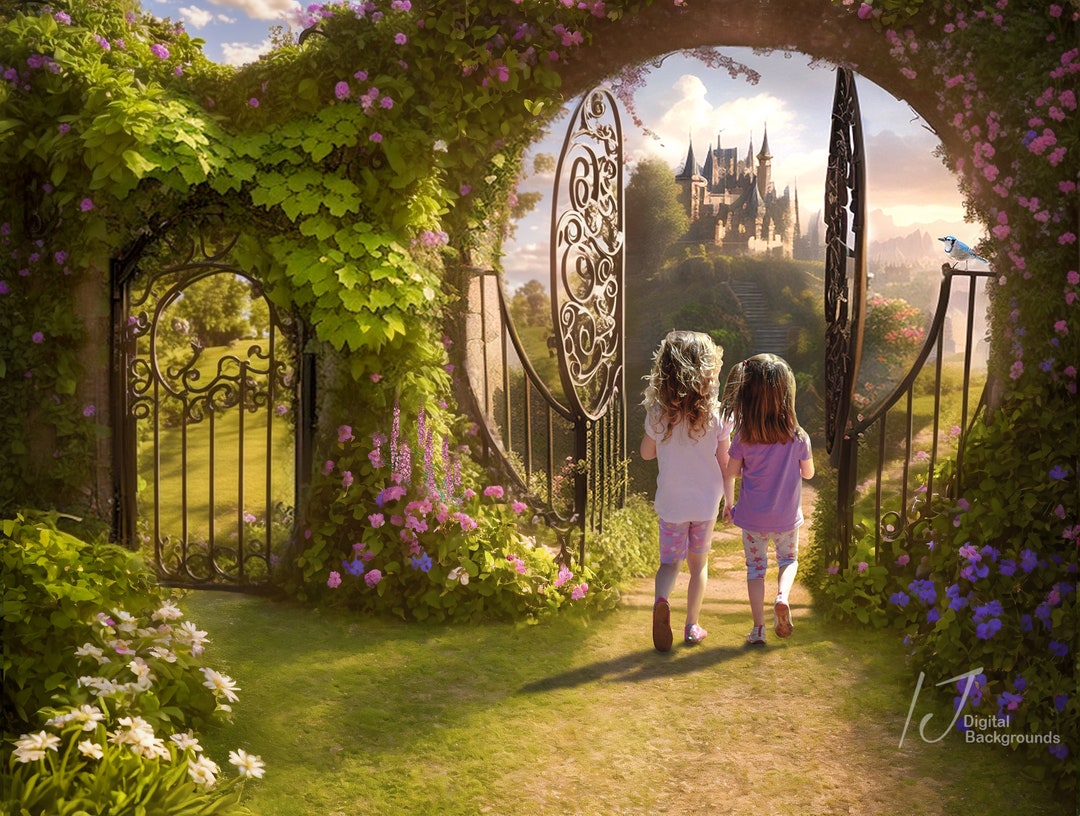 Girls Fantasy Background, Moon Gate Castle Hill for Photographers ...