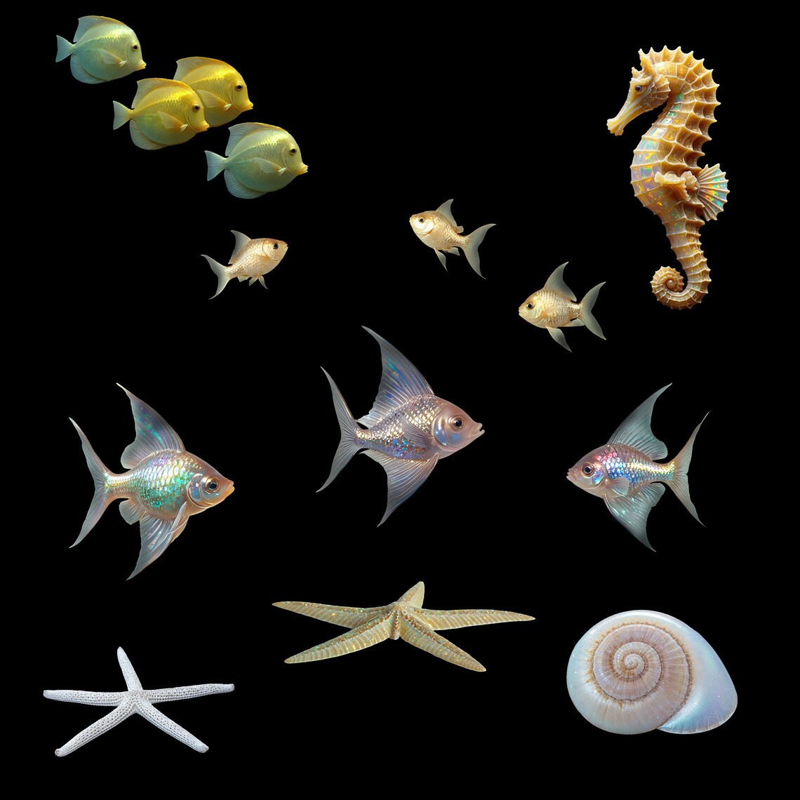 Baby and Little Girls Mermaid Tail Overlays and Backgrounds Bundle for ...