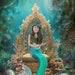 Mermaid Underwater Throne Digital Background With Bonus Tail, Studio ...