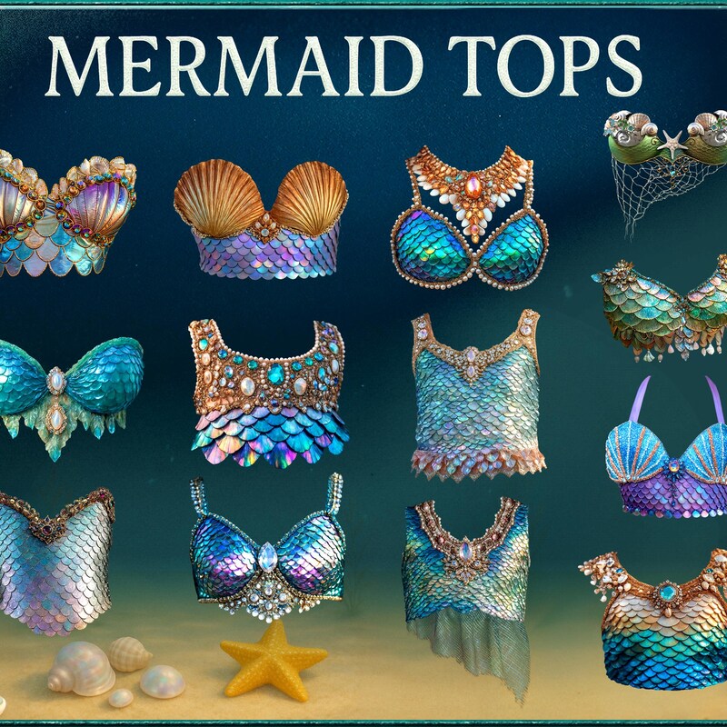 Mermaid Scale Top - Etsy