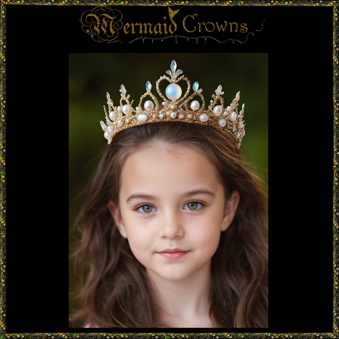 Mermaid Royal Crowns Mini Kit Overlays, Props for Mermaid Photography ...
