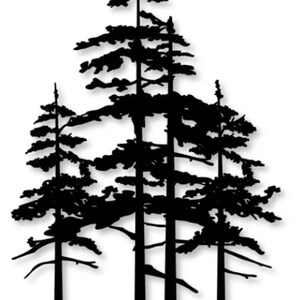 Pine Tree Metal Sign Custom Tree Sign Camper Decor Personalized Home ...