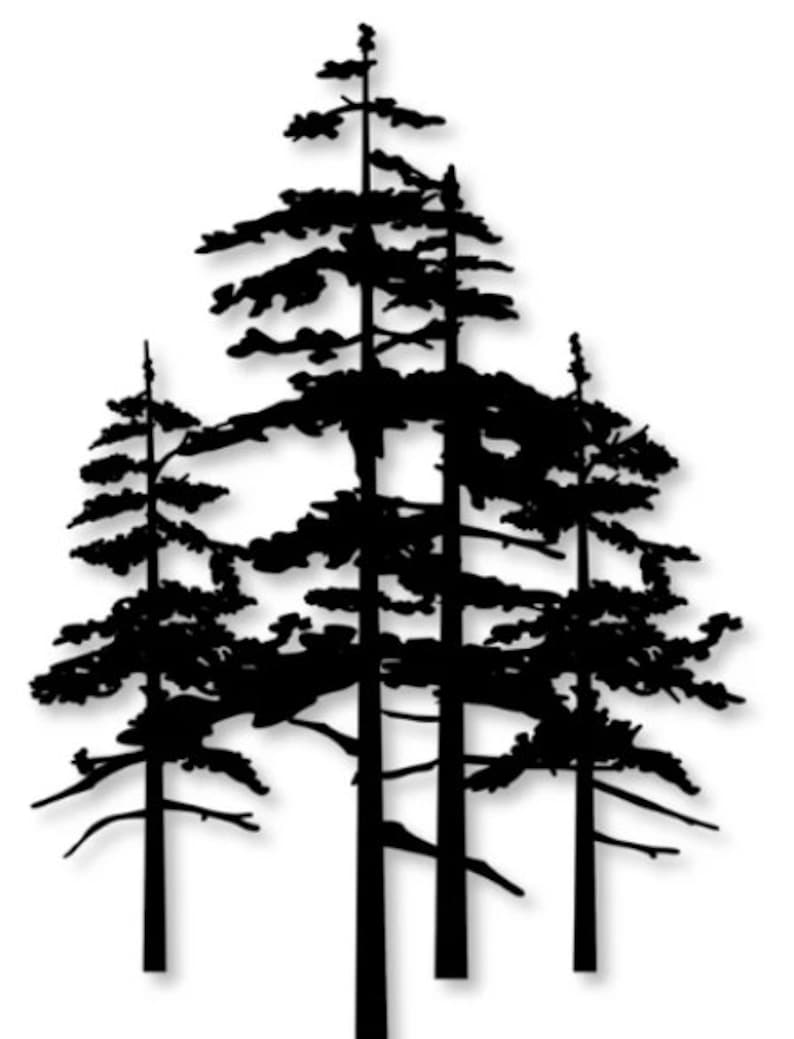 Pine Tree Metal Sign Custom Tree Sign Camper Decor Personalized Home ...