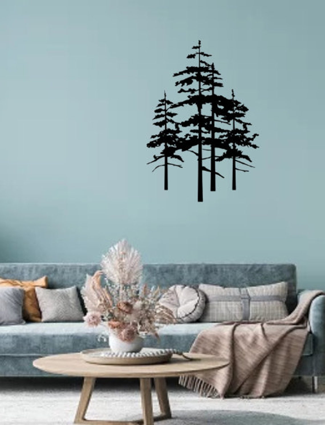 Pine Tree Metal Sign Custom Tree Sign Camper Decor Personalized Home ...