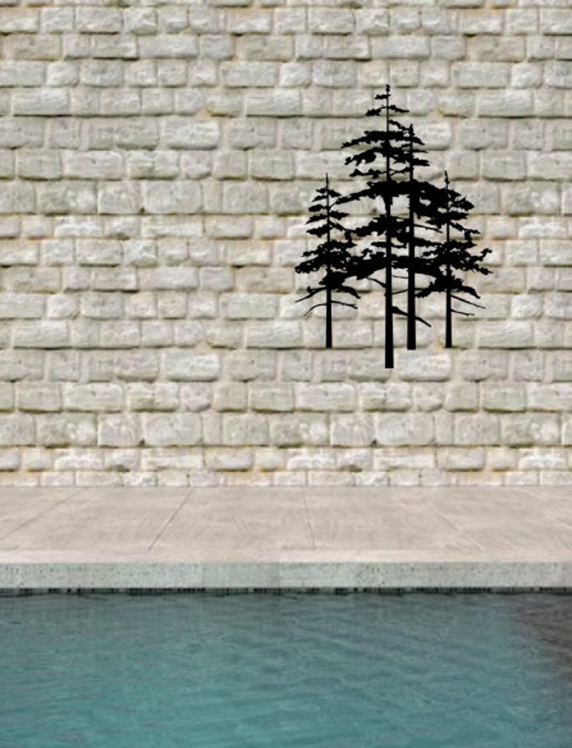 Pine Tree Metal Sign Custom Tree Sign Camper Decor Personalized Home ...