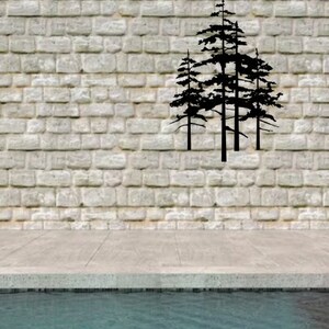 Pine Tree Metal Sign Custom Tree Sign Camper Decor Personalized Home ...