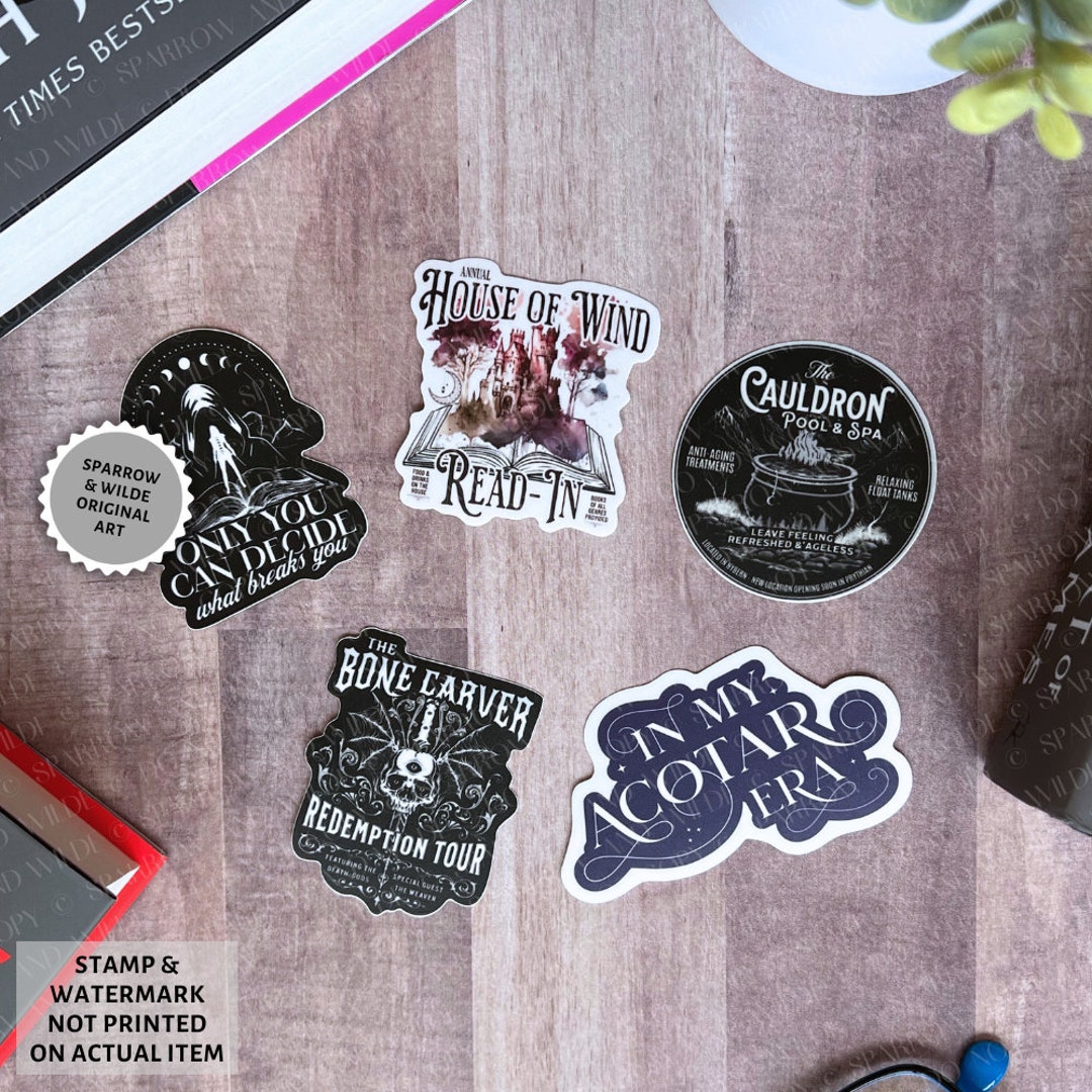 ACOTAR Stickers ACOTAR Sticker A Court of Thorns and Roses ACOTAR Merch ...