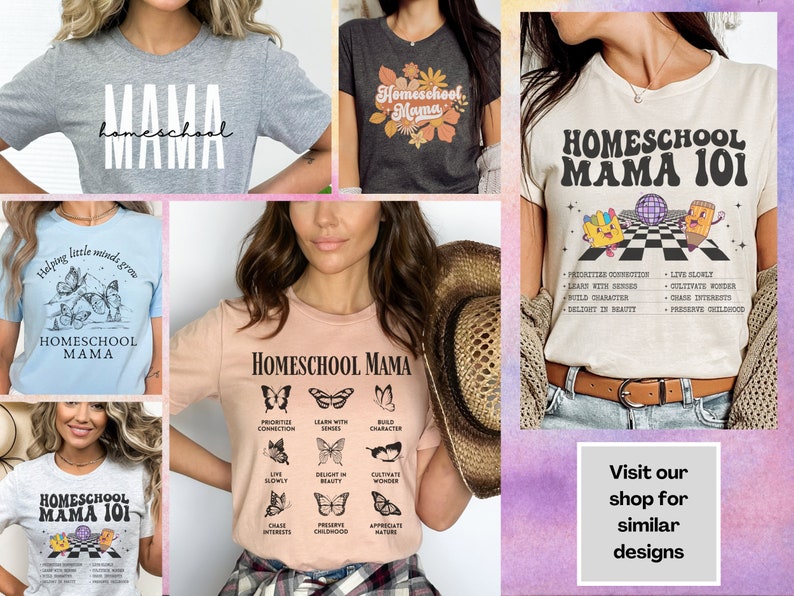 Homeschool Shirt Homeschool Mom Homeschool Mom Shirt Homeschool Mama ...