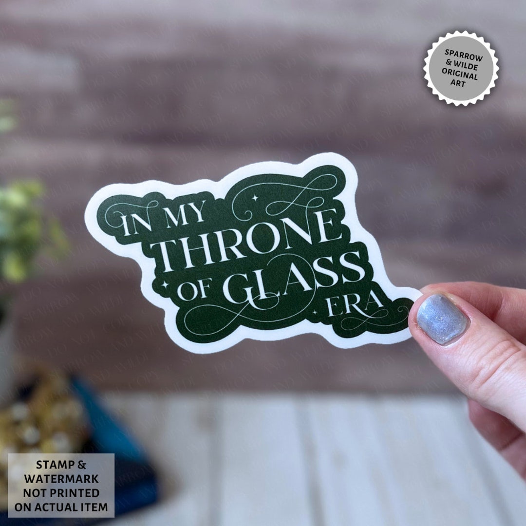 Throne of Glass Sticker Throne of Glass Merch Bookish Merch Terrasen ...